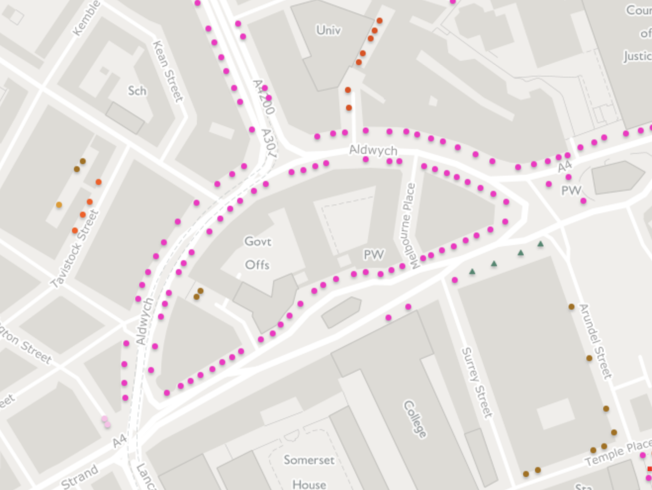 Greening Aldwych Stop 5: a Plane tree paradise? - Strandlines